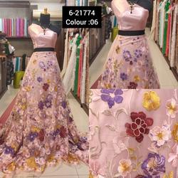 Jual Kain Tile Brokat 3D Timbul Valentino AT342 Multicolor Hitam - Kota ...