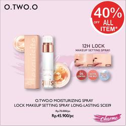 Promo O.TWO.O Makeup Setting Spray Long-lasting Locking Moisturizing ...