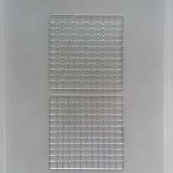 Jual Daiso Mini Grill Net 2 Bh ( Persegi Dan Lingkaran) Jaring Barbecue ...