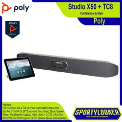 Jual POLY Polycom Studio X30 with TC8 VCon Wireless Presentation System ...