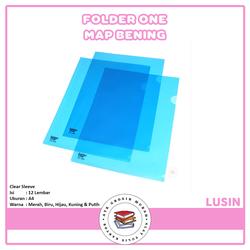 Jual Map L A4 Folder One (1 Lusin) / Map Transparant A4 Folderone ...