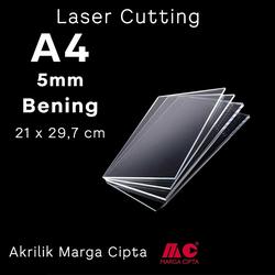 Jual Lembaran Akrilik / Acrylic Potongan Ukuran A4 Tebal 5mm - Bening - Jakarta Selatan ...