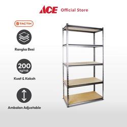 Promo Ace - Homedant Rak Besi 3 Tingkat Dengan Kabinet Penyimpanan ...