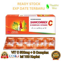 Promo Vitamin C Samcorbex Vit C 500mg + B Complex 1 Box isi 100 Kaplet ...