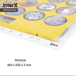 Jual Plastik pp pocket / sheet protector A4 Inter x folder isi 10 lembar - Jakarta Barat ...