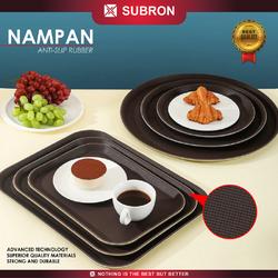 Jual SUBRON Nampan Saji Makanan BIG Size Tray Plastik Baki Anti Slip ...