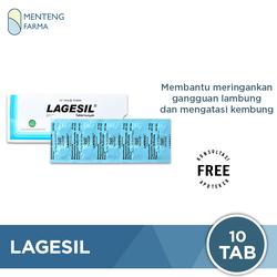 Jual Lagesil 10 Tablet - Obat Tukak Lambung, Gastritis dan Kembung ...