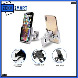Promo Holder Hp Motor Besi Stang Full Alumunium Dudukan Penahan Hape Sandara - Hitam - Jakarta ...