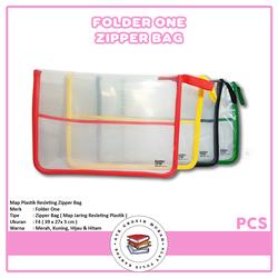 Jual FOLDER ONE - Zipper Bag Map Plastic Ukuran Folio - Pcs - Jakarta ...