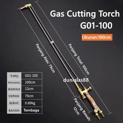 Jual G01-30 G01-100 G01-300 Stang Las Blender Potong Gas Cutting Torch OXY - G01-30 Torch ...