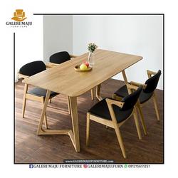 Jual SET MEJA MAKAN MINIMALIS 4 KURSI / MEJA MAKAN KAYU JATI MINIMALIS - Kab. Jepara - galeri ...