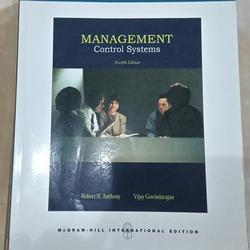 Management Control Systems 12th Edition