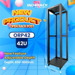Jual INDORACK ORP20 | 20U Open Rack Post ADJUSTABLE 19" | RACK SERVER ...