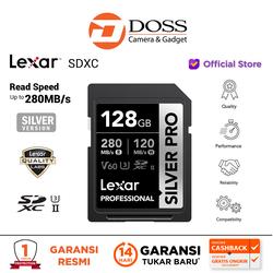 Promo Lexar Professional Silver Plus SDXC UHS-I V30 128GB - Memory Card ...