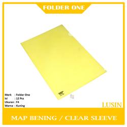 Jual Map L / Map Bening Folder One Folio / F4 Warna - Bening - Kota ...