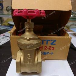 Jual GATE VALVE KUNINGAN ASLI MERK KITZ 1 INCH - Jakarta Barat - Greenhouse Pompa | Tokopedia