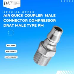 Jual PM30 PM-30 Quick Coupler Connector kompresor Drat Male 3/8 " KD36 ...