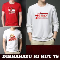 Jual Kaos Kemerdekaan Indonesia HUT RI Ke 78 Baju 17 Agustus 2023 Dirgahayu - Marun, 4XL - Kota ...