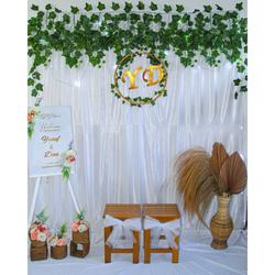 Jual Dekorasi Lamaran Tunangan Backdrop Nikahan PhotoBooth DIY Akad ...