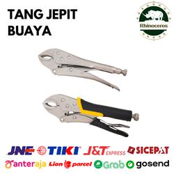 Jual Tang Buaya Tang Jepit 10 Inch Bengkok Lock Grip Pliers - Gagang ...