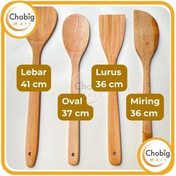Jual Spatula / Sutil / Centong masak kayu mahoni bagus IMPODIO panjang ...