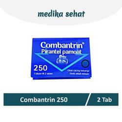 Jual COMBANTRIN TABLET 250 MG (1 BLISTER) / OBAT CACING - Kota Bandung ...