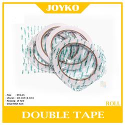 Promo JOYKO - Double Tape 6mm x 15 Yard Isolasi Dua Sisi - Roll ...