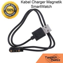 Jual Kabel USB Charger Cas Magnetic Smartwatch Jam Smart Watch Casan ...
