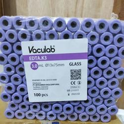 Jual Tabung Darah Vaculab EDTA 3ML K3 OneMed Tabung EDTA Vacutainer ...