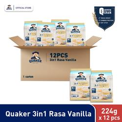 Promo Quaker 3in1 Vanilla Polybag 224g Minuman Sereal Oats (Isi 8 sachet) - - Quaker Oats ...