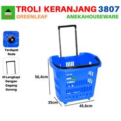 Jual Keranjang Belanja Troli Pasar Supermarket 3807 GreenLeaf - Kota ...