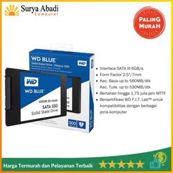 Promo SSD WD Blue 500GB - SATA 2.5" 7mm - 3D NAND SSD - Garansi 5 Tahun ...