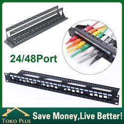 Promo Vention Network Patch Panel Gigabit Ethernet LAN RJ45 Wall ...