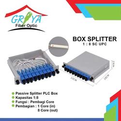 Jual Passive Splitter / Pasif Spliter 1:8 Fiber Optic / PLC FO 1x8 SC ...