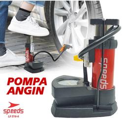 Jual SPEEDS Pompa Ban Mini Foot Pump Portable High Pressure Pompa Angin ...
