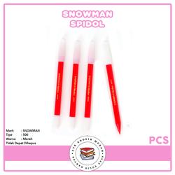 Jual MERAH SPIDOL SNOWMAN KECIL PW 1 COLOURED MARKER WARNA MERAH ...