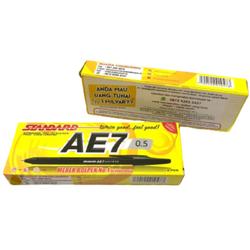 Jual Pulpen Standard AE7-1 pack isi 12 pcs - Hitam - Jakarta Pusat - Packing Packing | Tokopedia