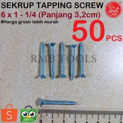 Jual Sekrup Tapping Screw FH 8 x 1-1/2 Panjang 3.8cm Kayu Tembok Aluminium - Kota Tangerang ...