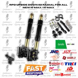 Jual Shock Depan NMAX Upside Down RPD Titanium / Grey Front ...