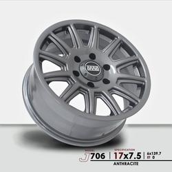 Jual Velg BRAID WINRACE-T Ring 17 Pajero Fortuner Hilux DC Dmax Ford ...