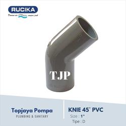 Jual KNIE 45° POLOS RUCIKA 1" inch AW PVC ELBOW Knee 45 derajat 1" - Kota Semarang - Crystal ...