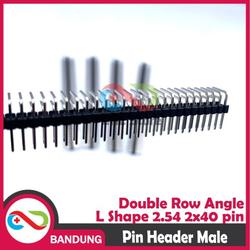 Jual PIN HEADER MALE STRIP DOUBLE ROW 2X40 2.54MM BLACK HITAM - Kota Bandung - CNC STORE BANDUNG ...