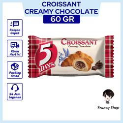 Promo 5 Days Croissant Creamy Chocolate - Roti Croisant Isi Coklat 60g ...