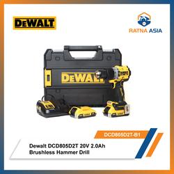 Promo Dewalt Brushless Hammer Drill / Bor Tembok Baterai 20V 2.0Ah ...
