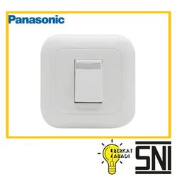 Jual Saklar Panasonic engkel single 1 tombol Saklar Panasonic WEJ78019W ...