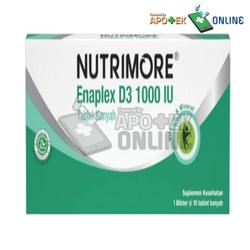 Jual NUTRIMORE ENAPLEX D3 1000 IU 1 BLISTER @10 TABLET KUNYAH ...