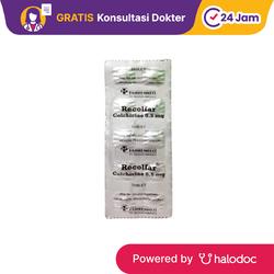 Jual Recolfar 0.5 mg 10 Tablet - Obat Asam Urat & Radang Sendi ...