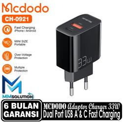 Jual MCDODO Kepala Charger 33w USB A + Type C Fast Charging PD QC Ch ...