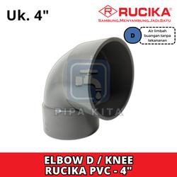 Jual Knee 4 inch / Elbow / Keni PVC 4 inch (D) RUCIKA WAVIN - Jakarta ...