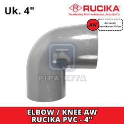 Jual Knee PVC AW 4 Inch Rucika Elbow PVC AW 4" Rucika - Jakarta Selatan - Solusi total | Tokopedia